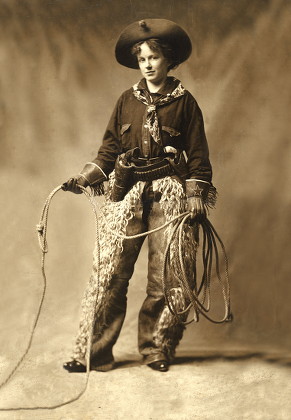 Cowgirl Lulu Bell Parr C1910 Reigned Editorial Stock Photo - Stock ...