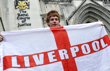 Liverpool Football Club Fan Protests Outside Editorial Stock Photo ...