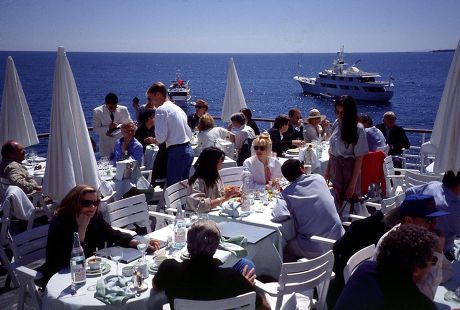 Terrace Restaurant Hotel Eden Roc Cap Editorial Stock Photo - Stock ...