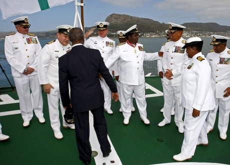 South African Navy Officers Jostle Position Editorial Stock Photo ...