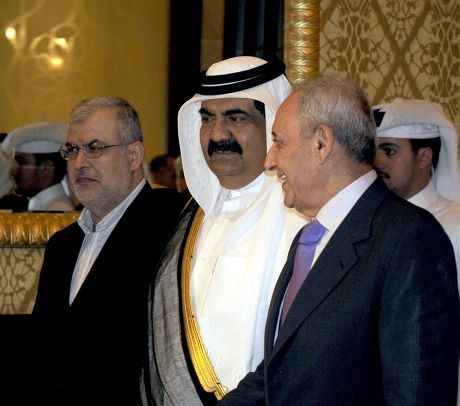 Qatars Emir Sheikh Hamad Bin Khalifa Editorial Stock Photo - Stock ...