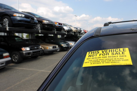 Sticker Reads This Vehicle Not Sale Editorial Stock Photo - Stock Image ...