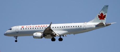 Air Canada Embraer E190195 Tail Number Editorial Stock Photo - Stock ...