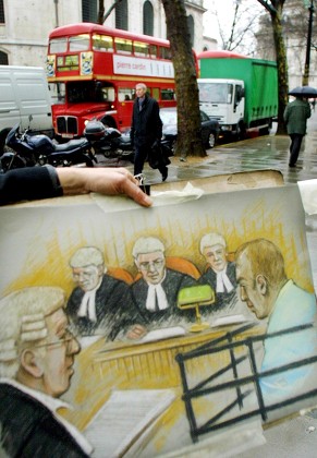 London United Kingdom Court Drawing Showing Editorial Stock Photo ...