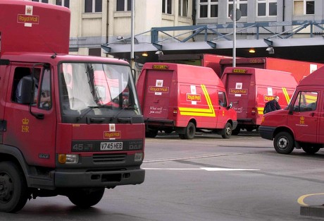 London United Kingdom Post Office Vans Editorial Stock Photo - Stock ...