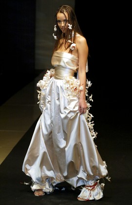 Kiev Ukraine Model Shows Dress Pretaporter Editorial Stock Photo ...