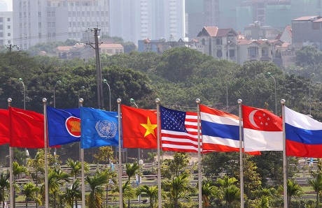Flags Association Southeast Asian Nations Asean Editorial Stock Photo ...