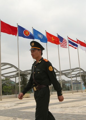 Vietnamese Security Personnel Guards Next Asean Editorial Stock Photo ...