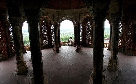 Inside View Agra Fort Agra Uttar Editorial Stock Photo - Stock Image ...