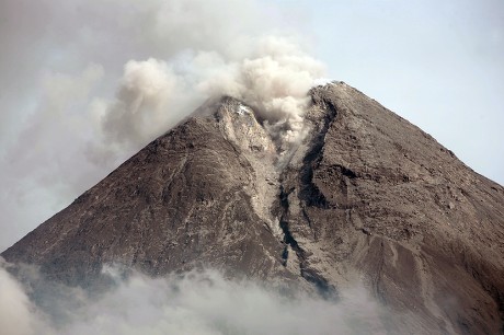 Mount Merapi After Eruption Spews Hot Editorial Stock Photo - Stock ...