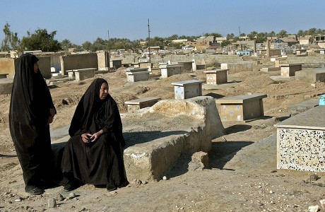 Two Iraqi Women Sit Down Near Editorial Stock Photo - Stock Image ...