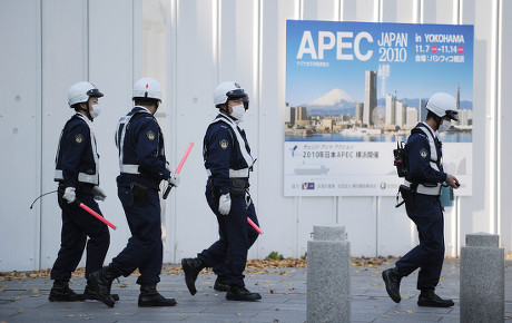 Japanese Police Officers Assemble Near Vehicle Editorial Stock Photo ...