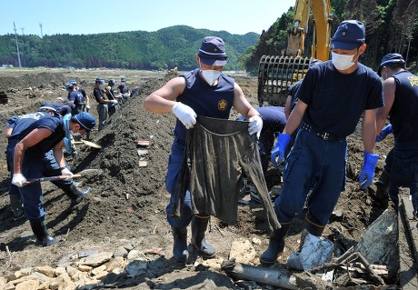 Japanese Police Rescue Team Find Clothing Editorial Stock Photo - Stock ...