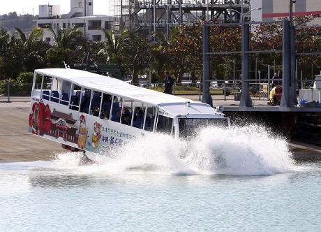 Amphibious Bus Enters Water On Opening Editorial Stock Photo - Stock ...
