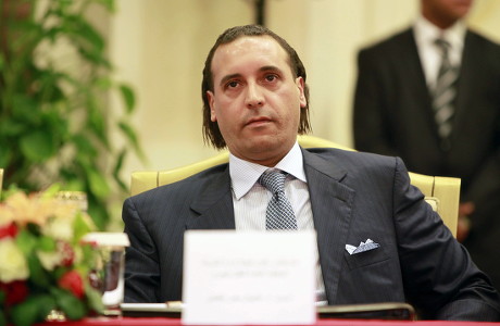 Captain Hannibal Muammar Gaddafi Libyan Leader Editorial Stock Photo ...