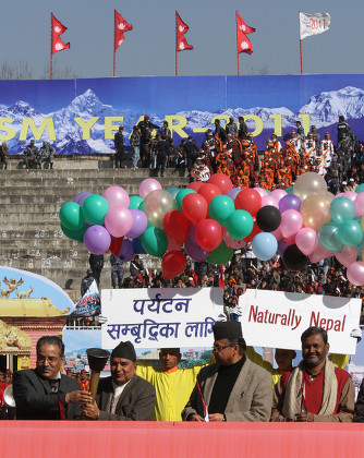 Nepals Top Three Major Political Parties Editorial Stock Photo - Stock ...