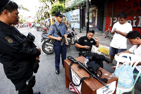 Members Philippine National Police Pnp Review Editorial Stock Photo ...