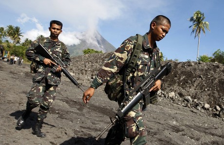 Filipino Army Soldiers Patrol Eight Kilometer Editorial Stock Photo ...