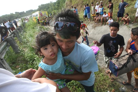 Filipino Passengers Assisted On Roadside After Editorial Stock Photo ...