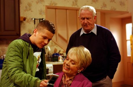 Emmerdale Tv Nick Brimble Richard Thorp Editorial Stock Photo - Stock ...