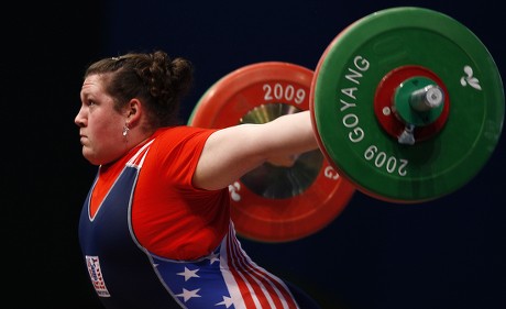 Robles Sarah Usa Drops Weights During Editorial Stock Photo - Stock ...