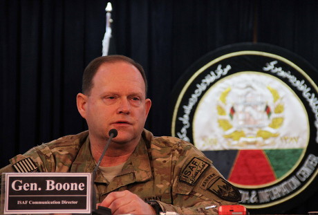 General Lewis Boone Isaf Communication Director Editorial Stock Photo ...