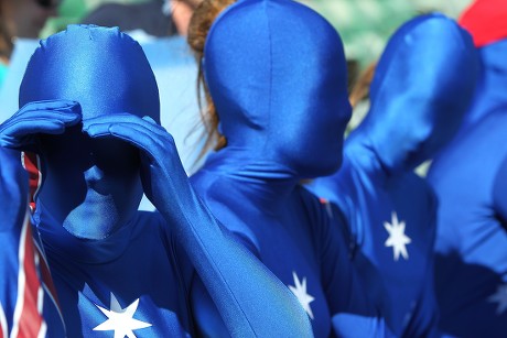 Australian Fans Dressed Full Body Morphsuits Editorial Stock Photo ...