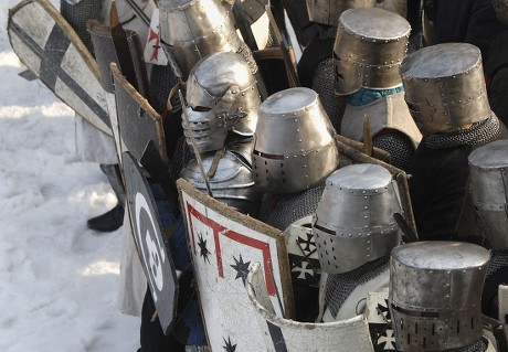 Members Military Historical Clubs Wearing Knight Editorial Stock Photo ...