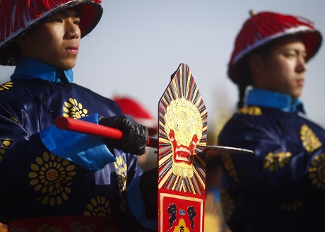 Actors Dressed Traditional Imperial Costumes Take Editorial Stock Photo ...