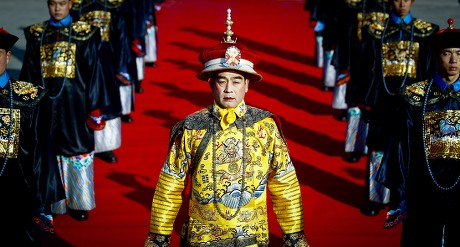 Actors Dressed Traditional Imperial Costumes Take Editorial Stock Photo ...