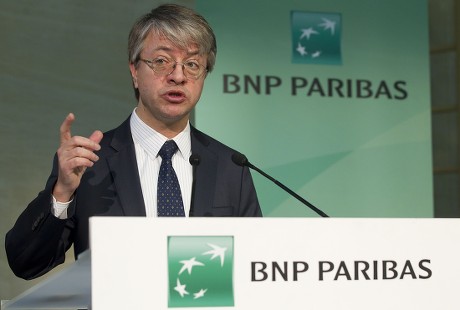 Ceo French Bank Bnp Paribas Jeanlaurent Editorial Stock Photo - Stock ...