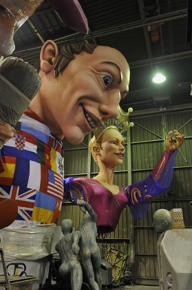 Carnival Characters Representing King Queen Nice Editorial Stock Photo ...