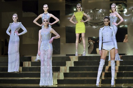 Models Present Creation Versace By Donatella Editorial Stock Photo ...
