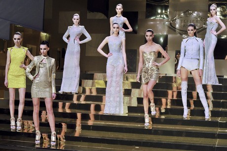 Models Present Creation Versace By Donatella Editorial Stock Photo ...