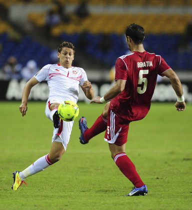 Youssef Msakni Tunisia L Fights Ball Editorial Stock Photo - Stock ...