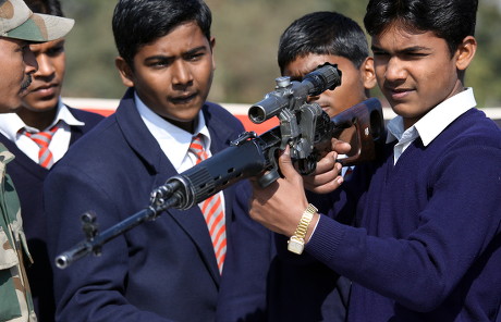 Indian Student Tries His Hands On Editorial Stock Photo - Stock Image ...