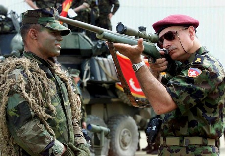 Suva Reka Kosovo Yugoslavia Swiss Army Editorial Stock Photo - Stock ...