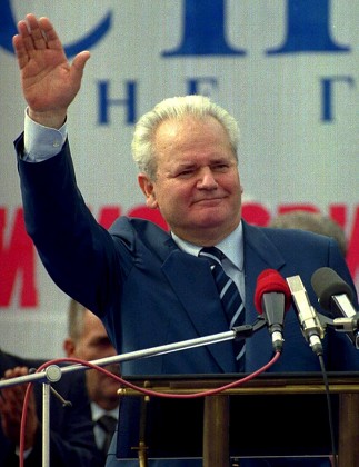 Berane Yugoslavia Yugoslav President Slobodan Milosevic Editorial Stock ...