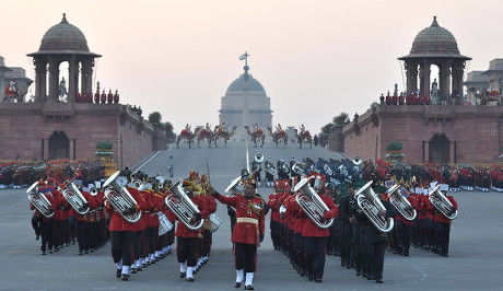 Defence Forces Band Perform Near Presidential Editorial Stock Photo ...