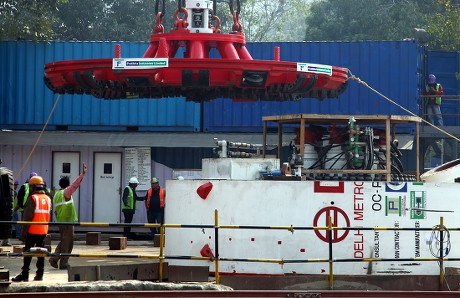Front Head Tunneling Boring Machine Tbm Editorial Stock Photo - Stock ...