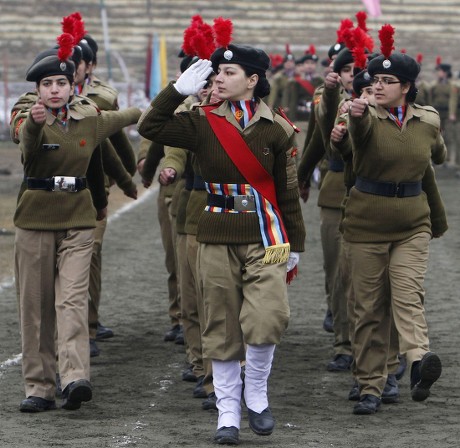 Female Members National Cadet Corps Ncc Editorial Stock Photo - Stock ...