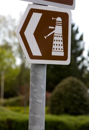 Dalek On Traffic Information Road Signs Editorial Stock Photo - Stock ...