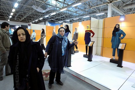 Iranian Women Walk Past Mannequins Wearing Editorial Stock Photo ...