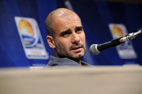 Fc Barcelona Coach Pep Guardiola Speaks Editorial Stock Photo - Stock ...