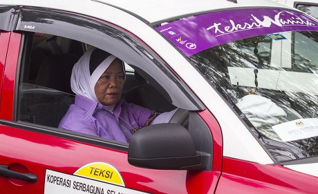 Taxi Female Driver On Street Kuala Editorial Stock Photo - Stock Image ...