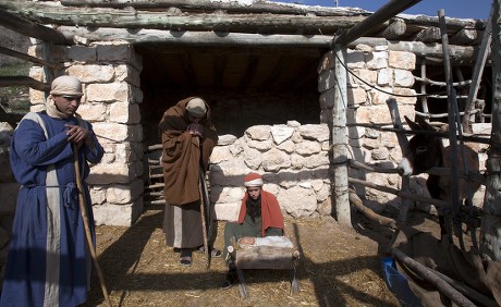Israeli Arabs Act Out Nativity Story Editorial Stock Photo - Stock ...