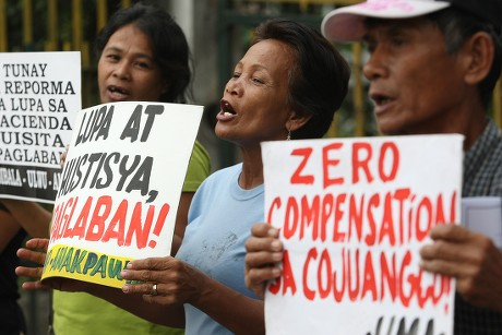 Filipino Protesters Hold Demonstration Outside Department Editorial ...