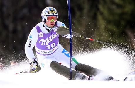 Giuliano Razzoli Italy Action During Alpine Editorial Stock Photo ...