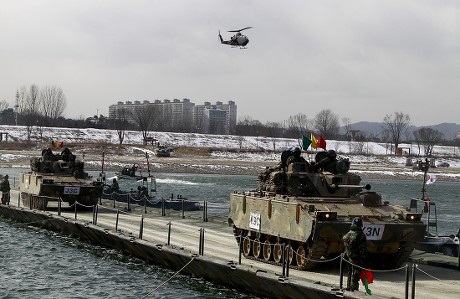 South Korean K21 Tanks Cross River Editorial Stock Photo - Stock Image ...