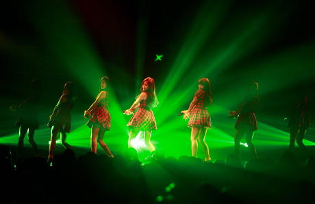 South Korean Girl Group Pink Perform Editorial Stock Photo - Stock ...